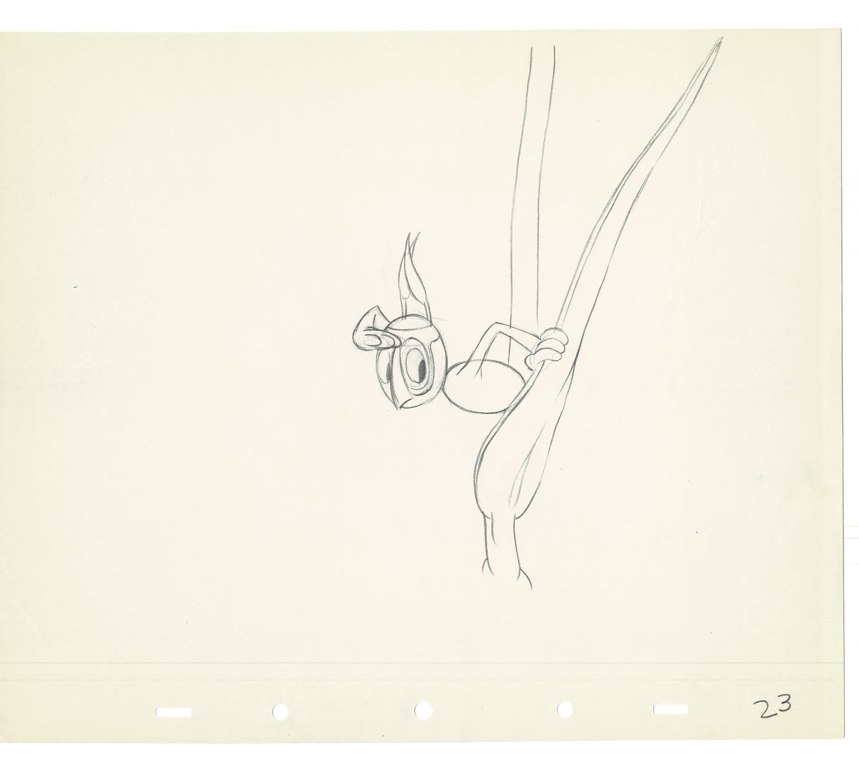 Donald Duck Walt Disney 1939 Pluto Beach Picnic RKO Animation Cel Draw ...