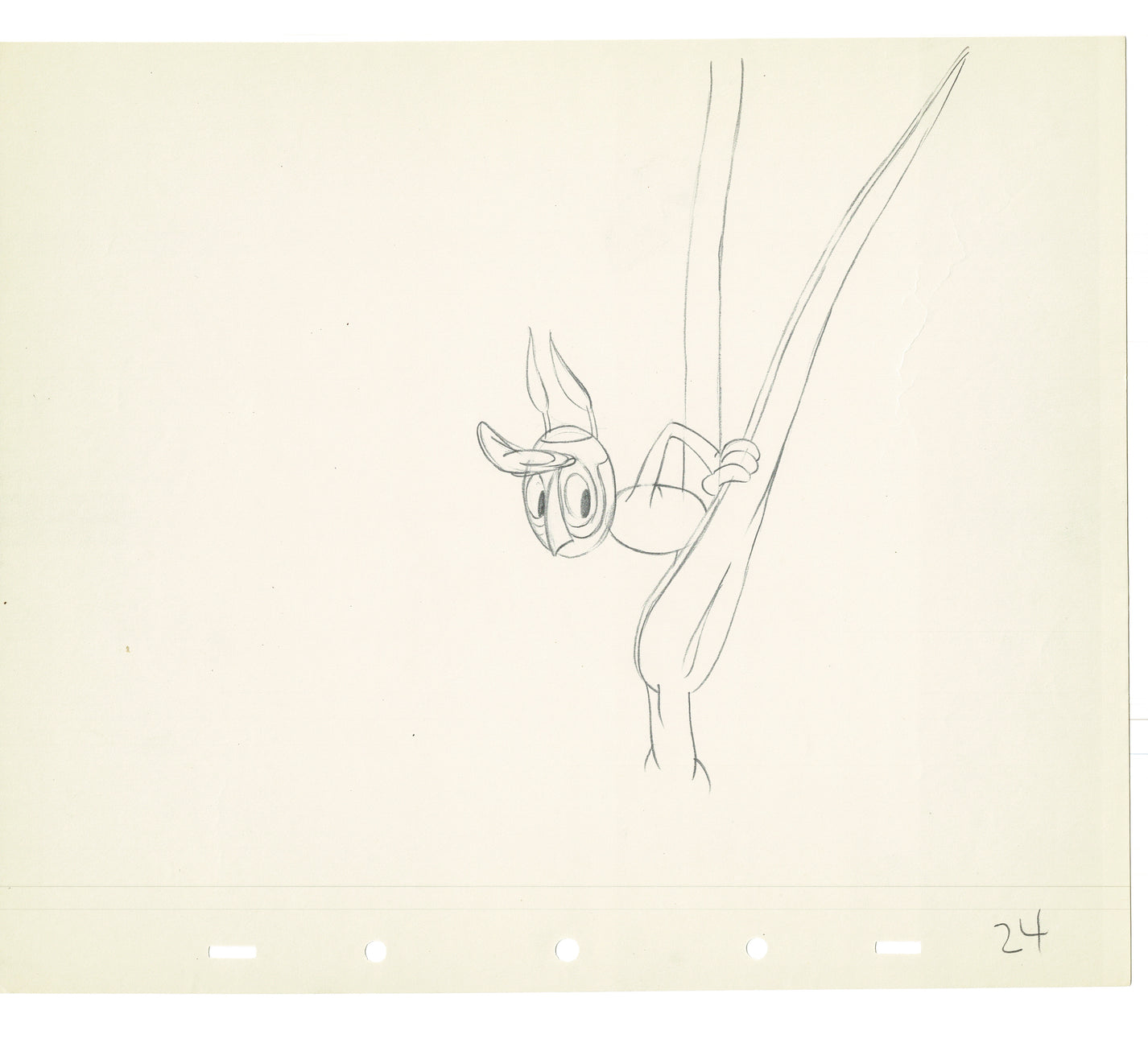 Donald Duck Walt Disney 1939 Pluto Beach Picnic RKO Animation Cel Draw ...
