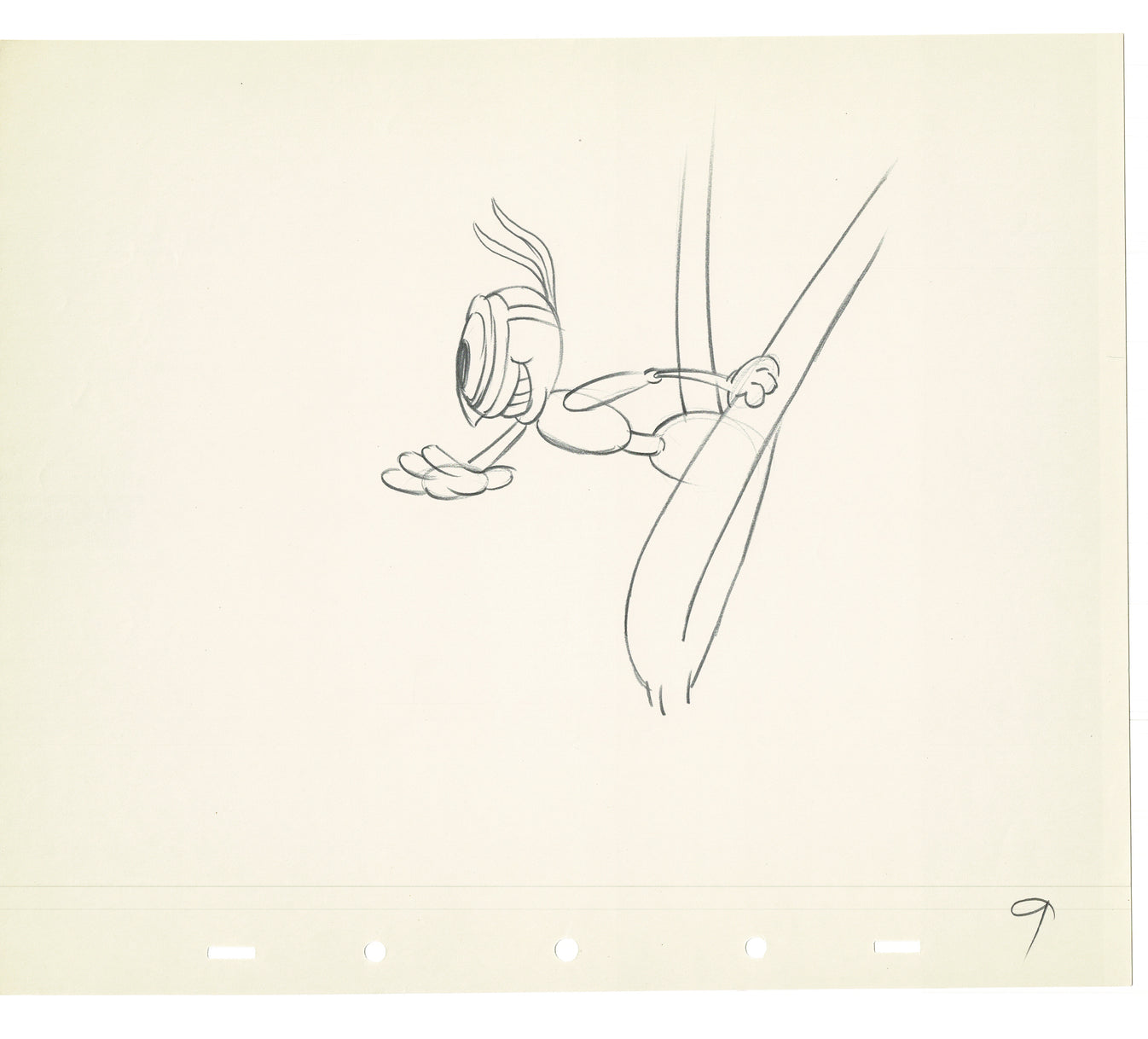 Donald Duck Walt Disney 1939 Pluto Beach Picnic RKO Animation Cel Draw ...