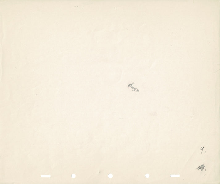 Donald Duck Walt Disney 1939 Pluto Beach Picnic RKO Animation Cel Draw ...