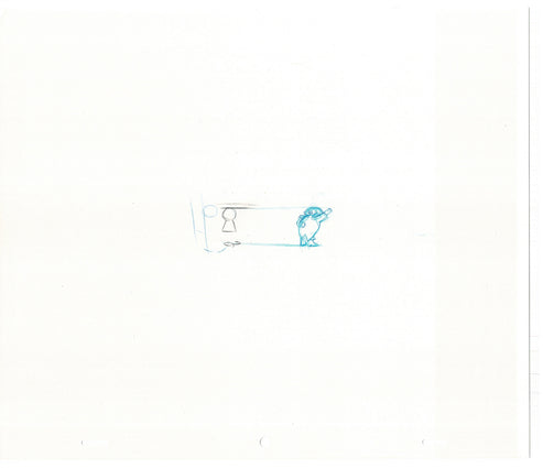 The Simpsons Ralph Wiggum Original Production Animation Cel Drawing li ...