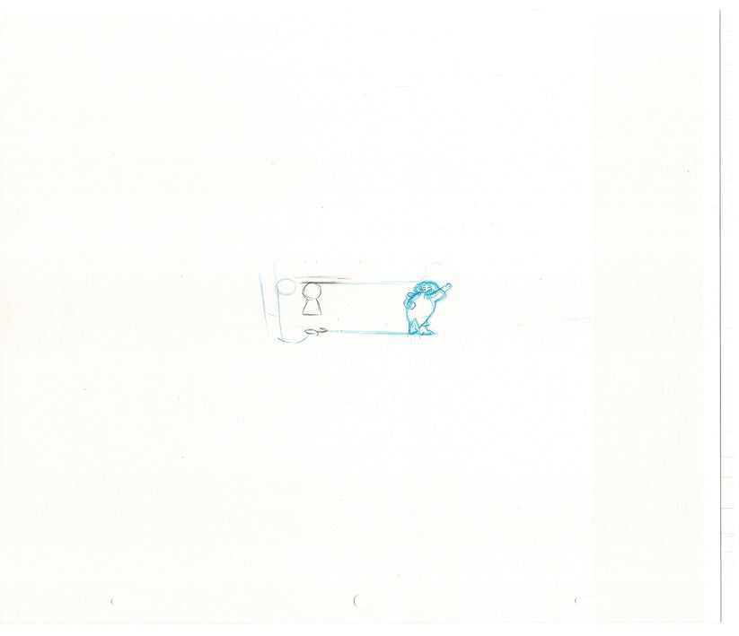 The Simpsons Ralph Wiggum Original Production Animation Cel Drawing li ...