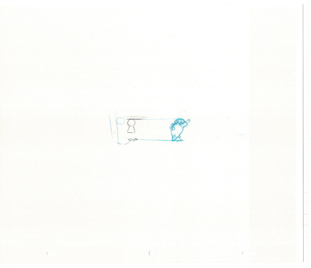 The Simpsons Ralph Wiggum Original Production Animation Cel Drawing li ...
