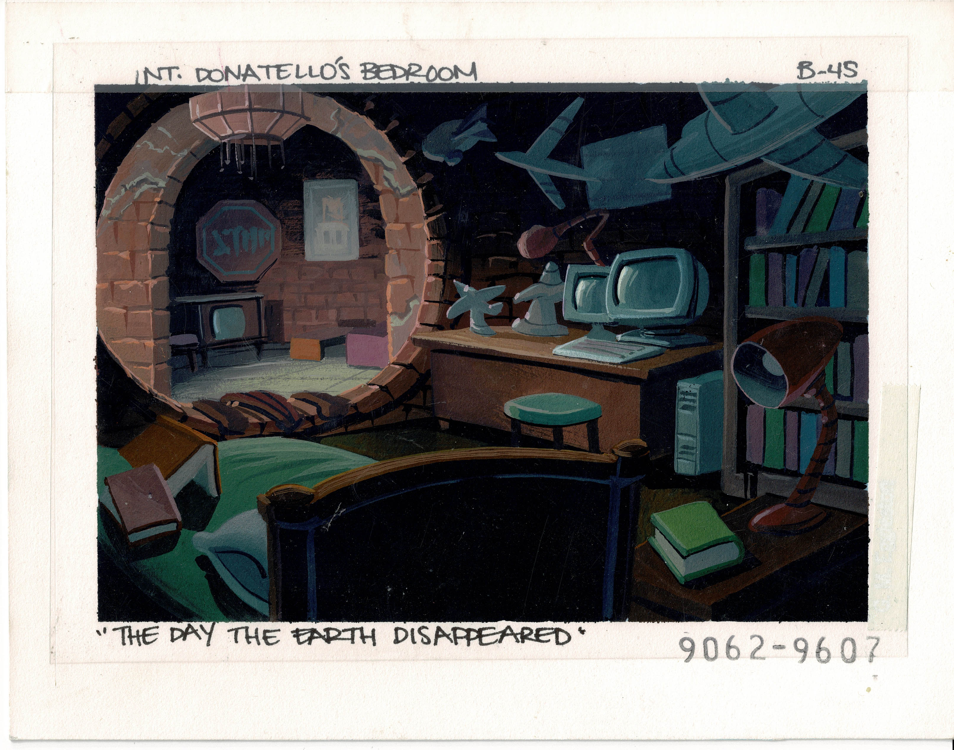 Teenage Mutant Ninja Turtles TMNT Production Animation Background Key ...