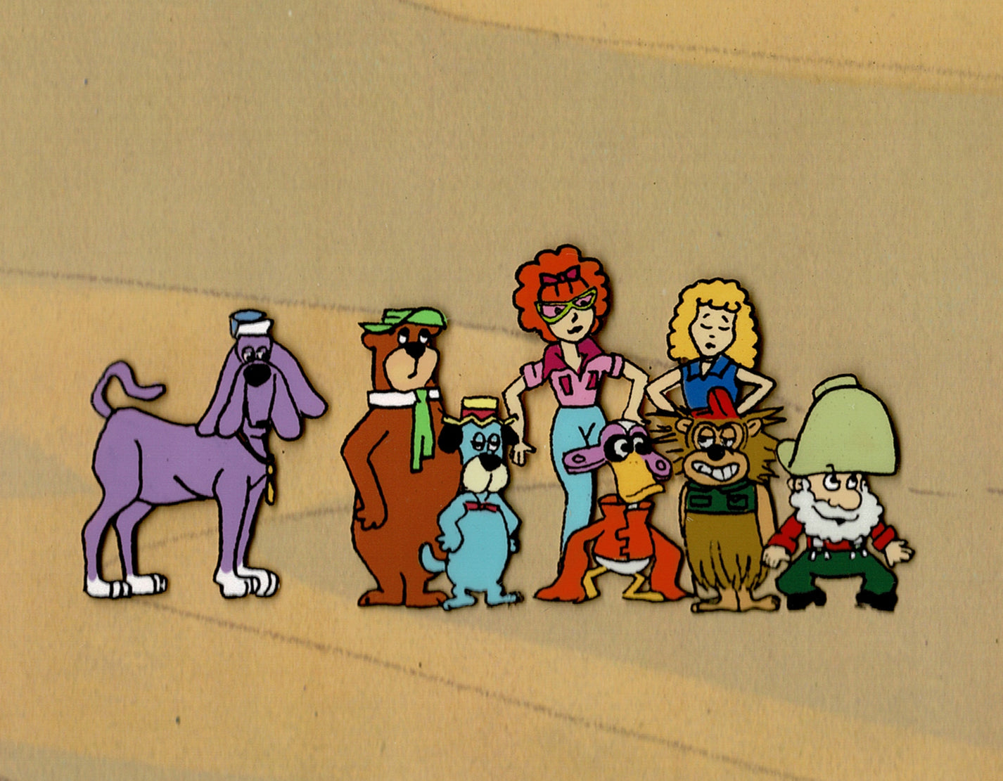 Yogi's Galaxy Goof-ups Production Animation Cel and Drawing from Hanna ...