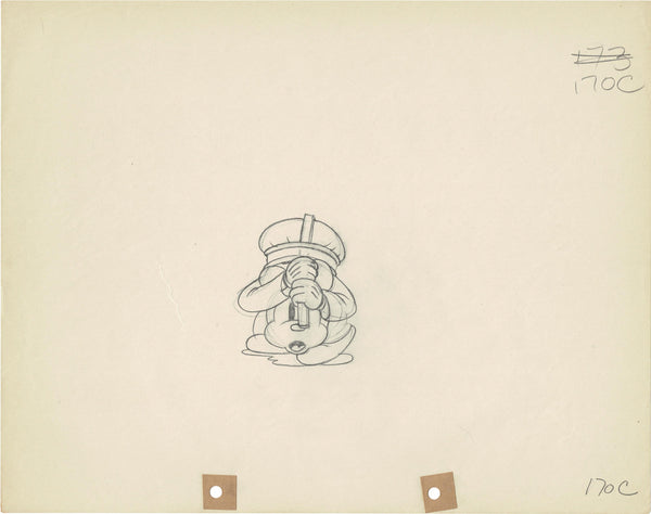 Mickey Mouse 1935 Original Production Animation Cel Drawing from Disne ...
