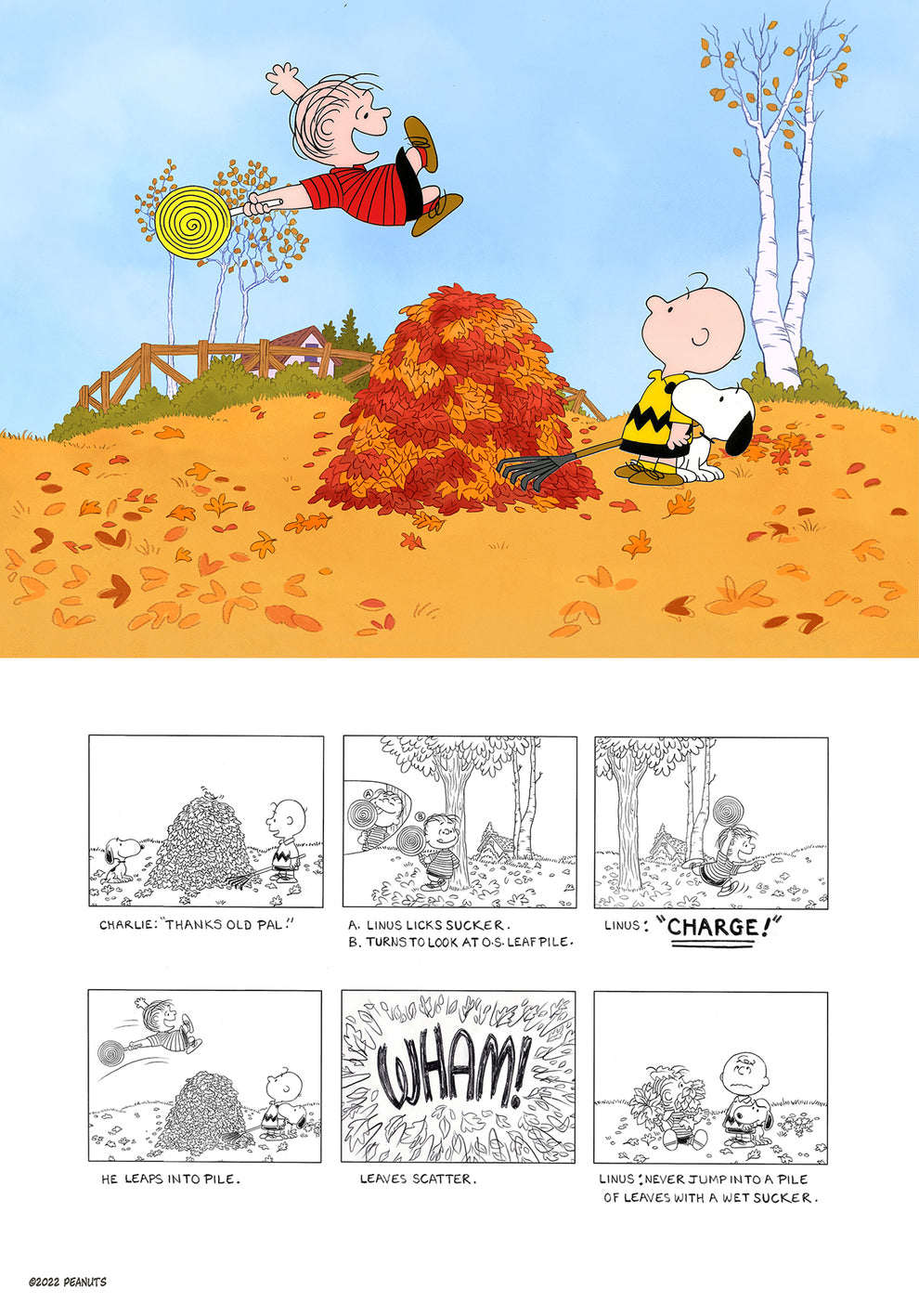 PEANUTS Charlie Brown Charge Ltd Edition of 50 Animation Cel AND Story ...