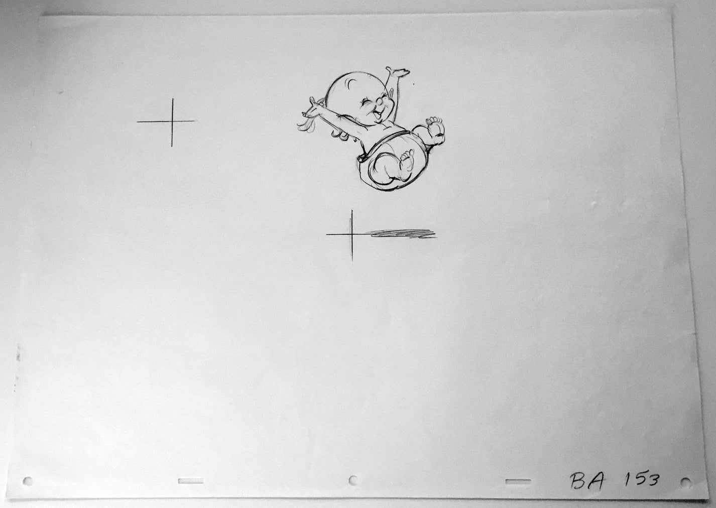 Roger Rabbit Tummy Trouble 1989 original production drawing 2 ...