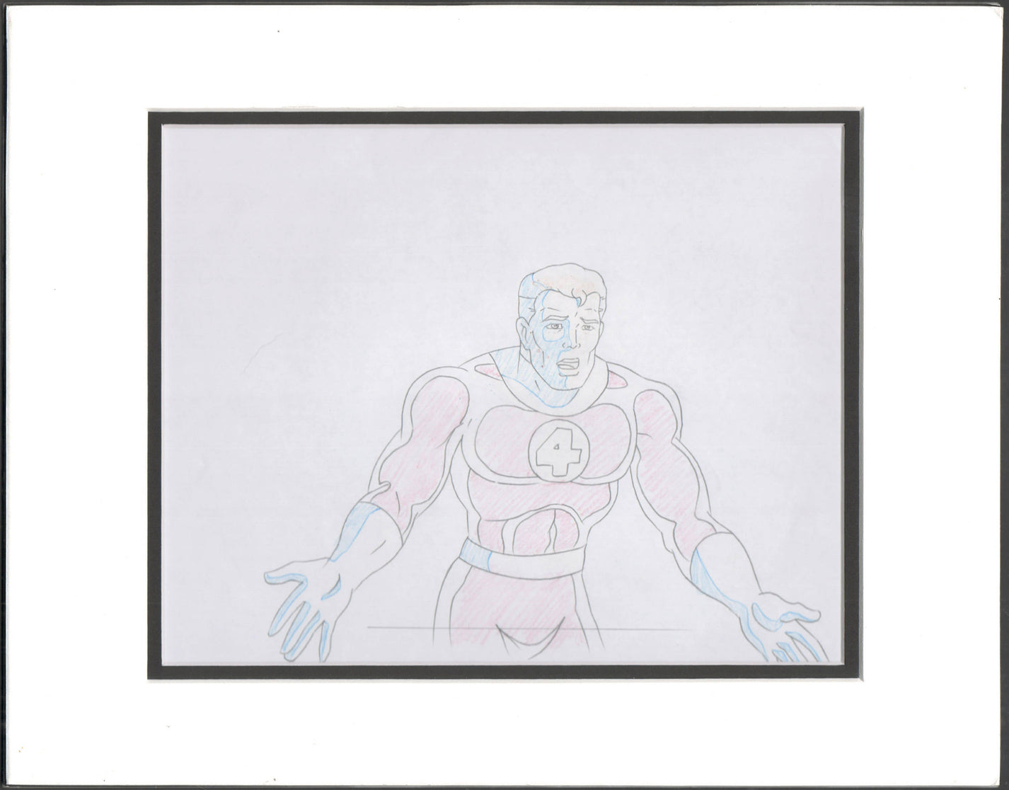 Fantastic Four Reed KEY Original Production drawing 1994 Marvel 2 ...