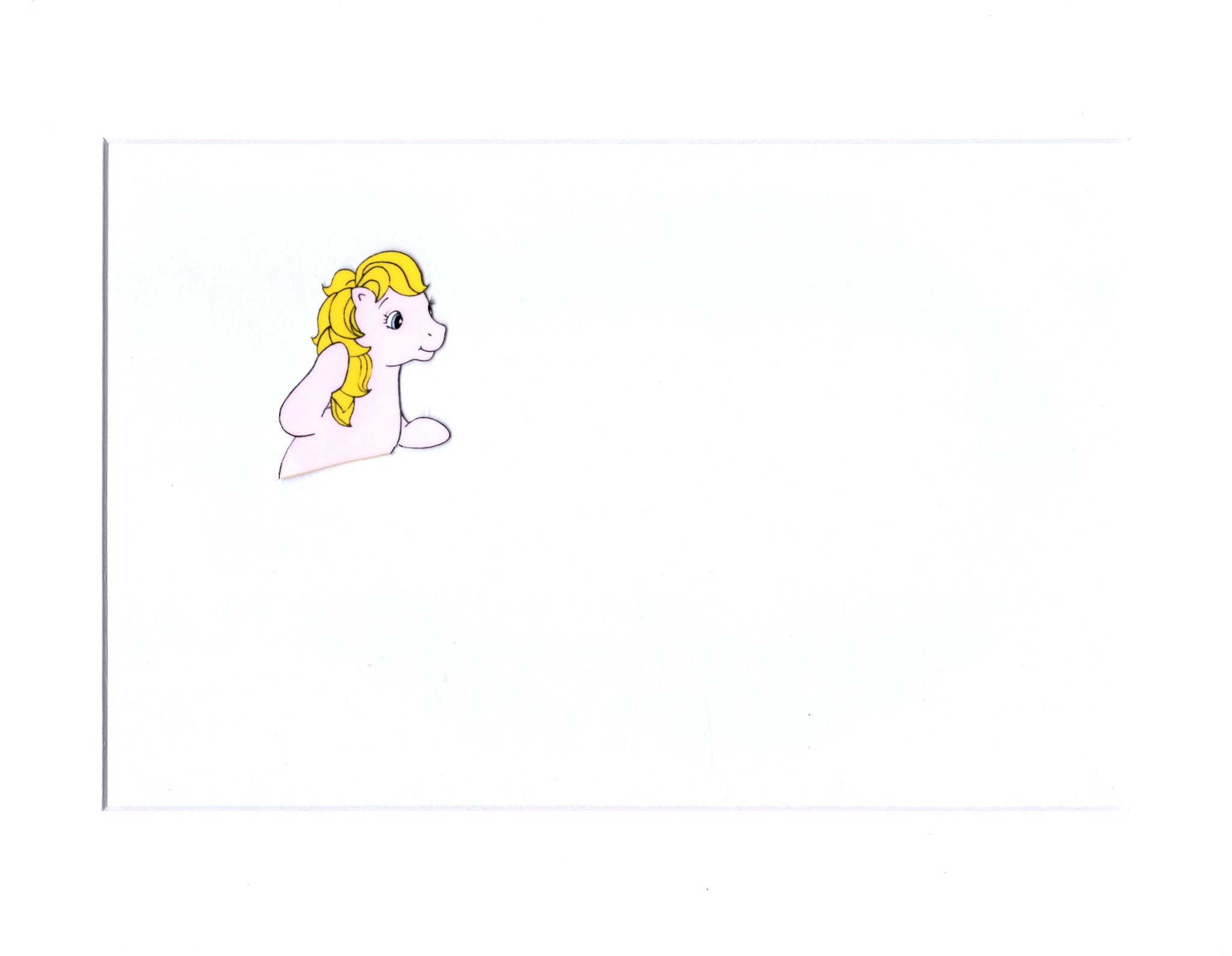 My Little Pony Pink Original Production Animation Cel and Drawing from ...