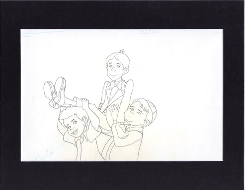 Little Rascals Production Animation Cel Drawing with Alfalfa from Hann ...
