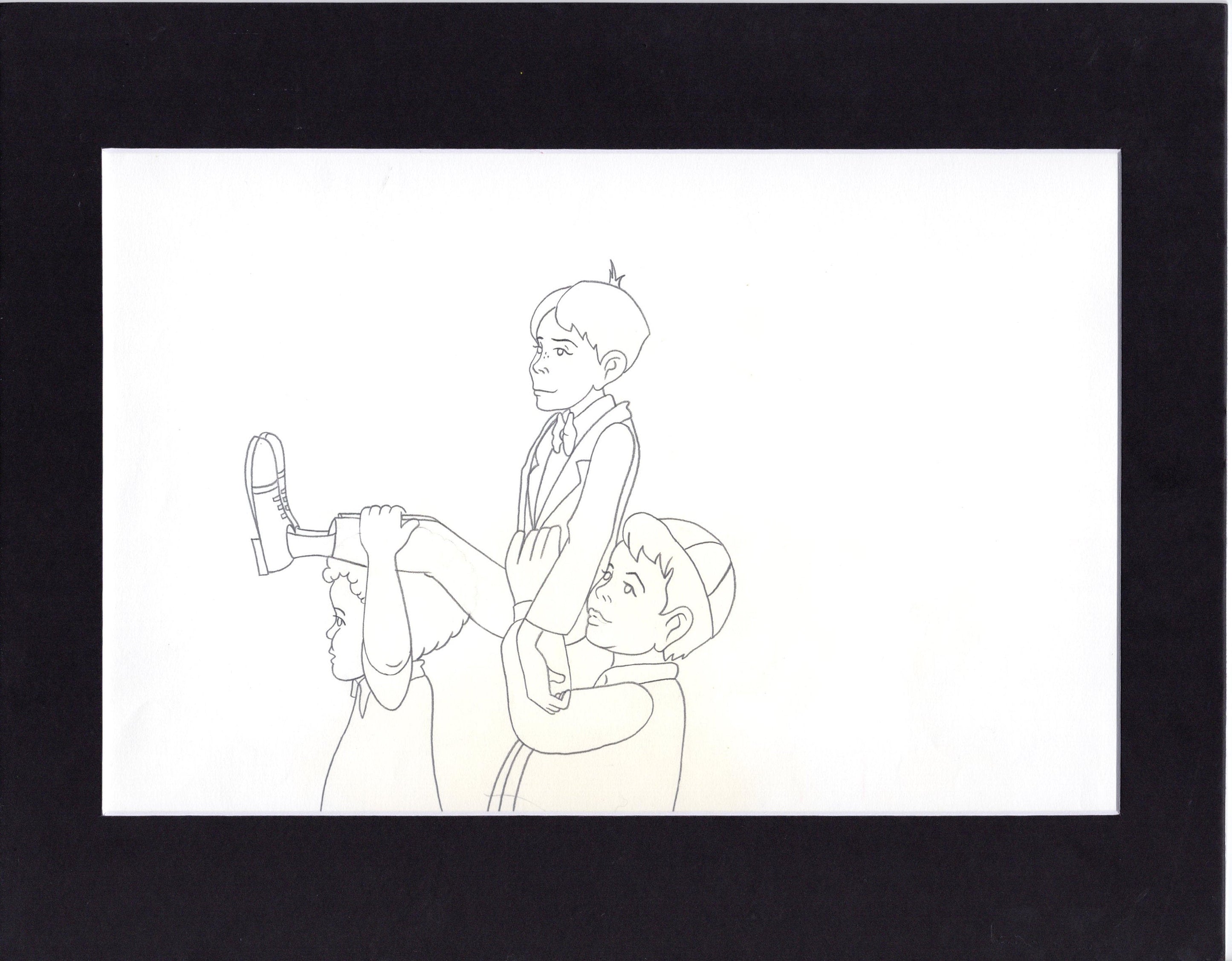 Little Rascals Production Animation Cel Drawing with Alfalfa from Hann ...