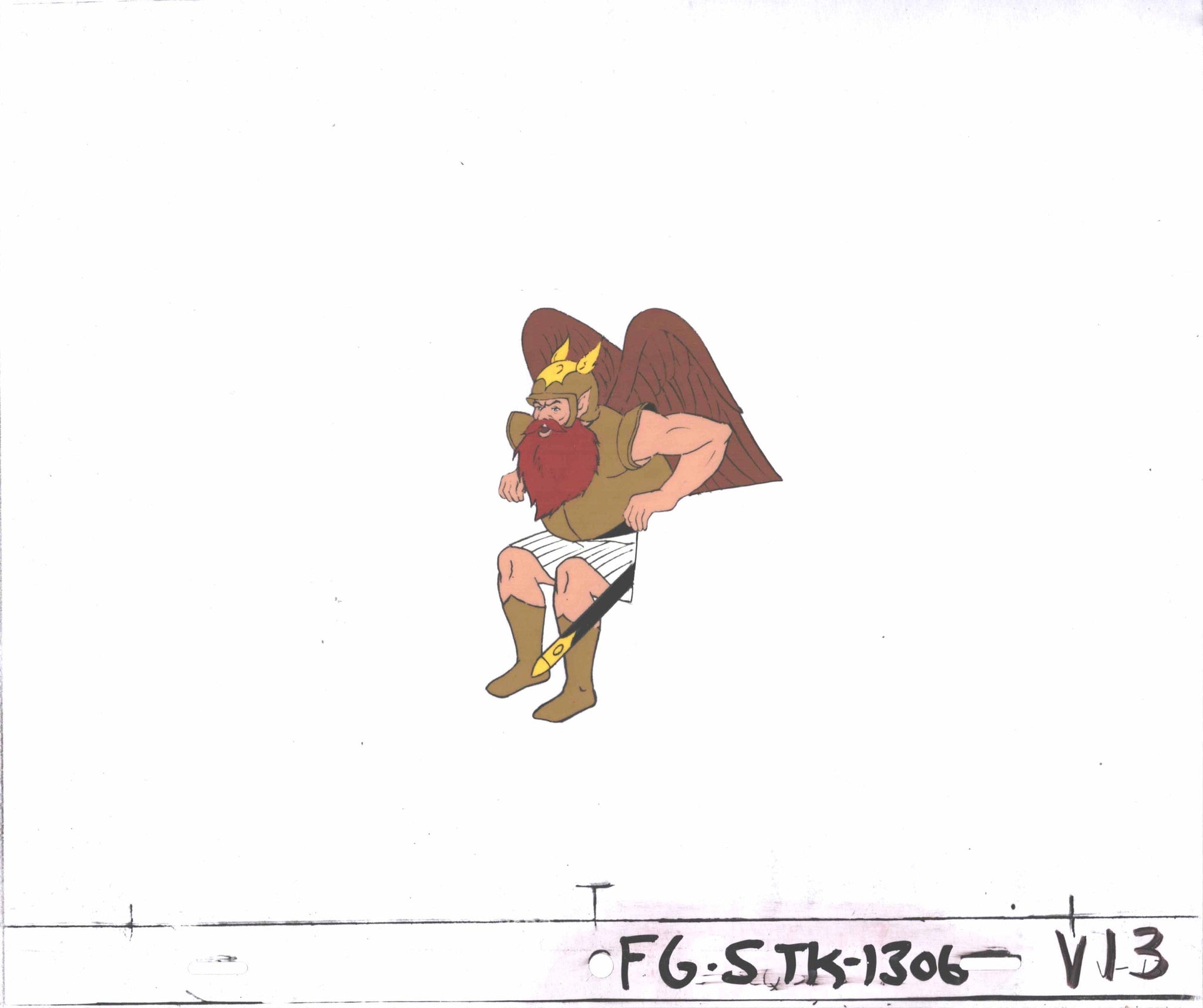 Flash Gordon Prince Vultan Filmation Production Animation Art Cel v13b ...