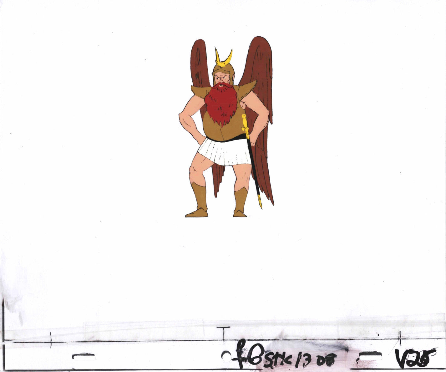 Flash Gordon Prince Vultan Filmation Production Animation Art Cel v25 ...