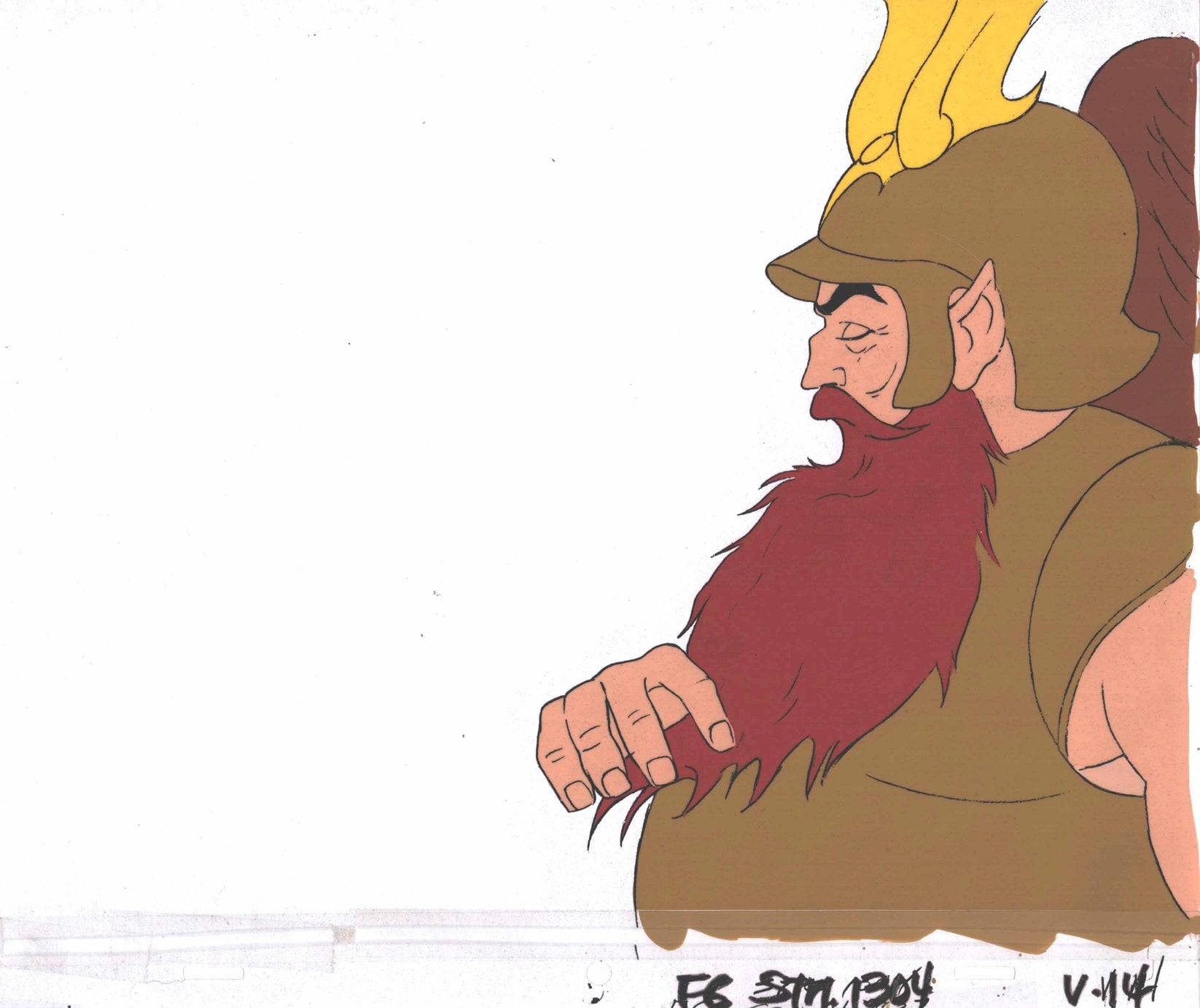 Flash Gordon Prince Vultan Filmation Production Animation Art Cel v14 ...