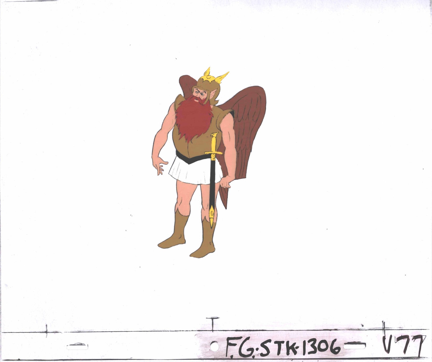 Flash Gordon Prince Vultan Filmation Production Animation Art Cel v77 ...