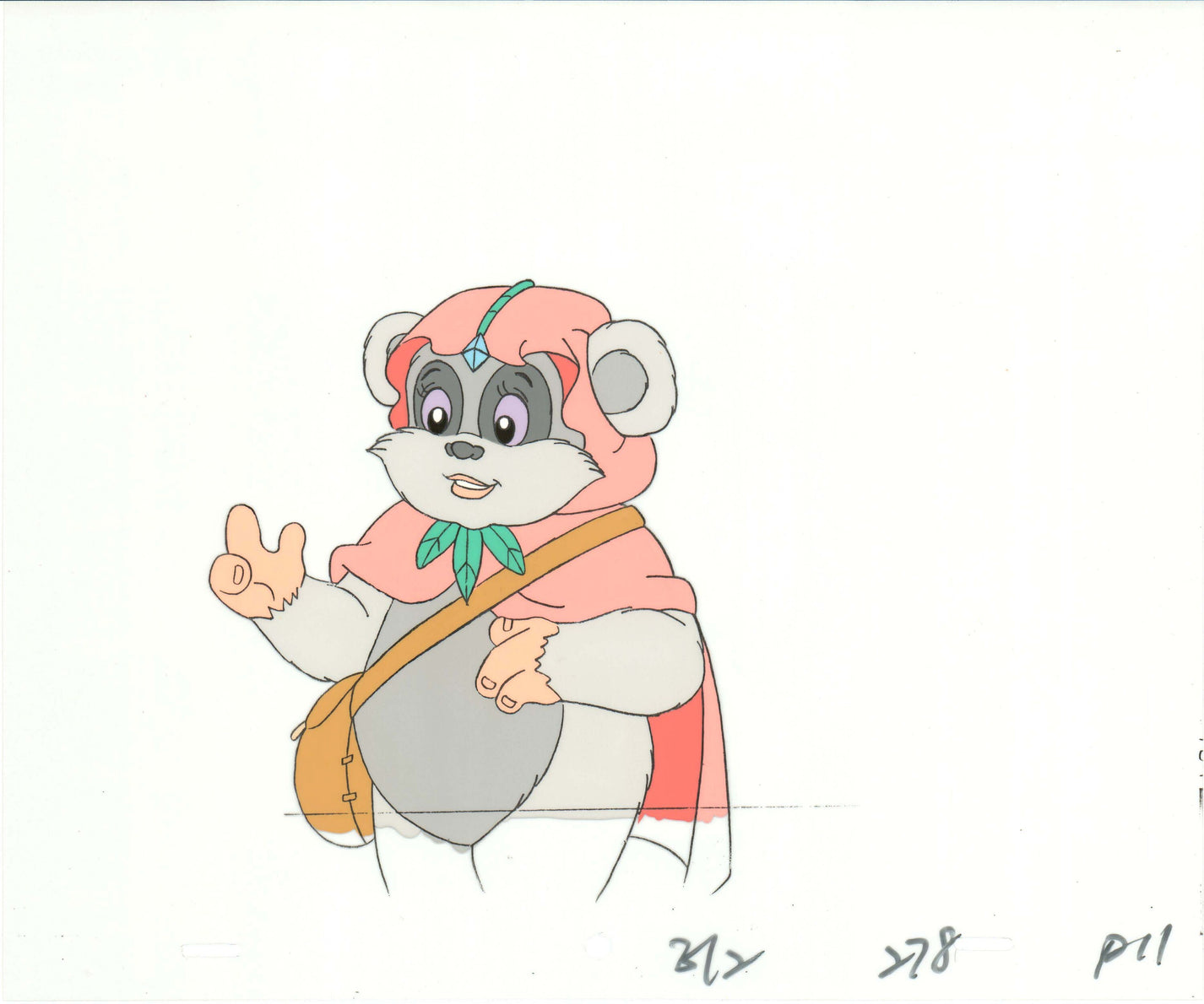Star Wars: Ewoks Princess Keesaa Original Production Animation Cel and ...