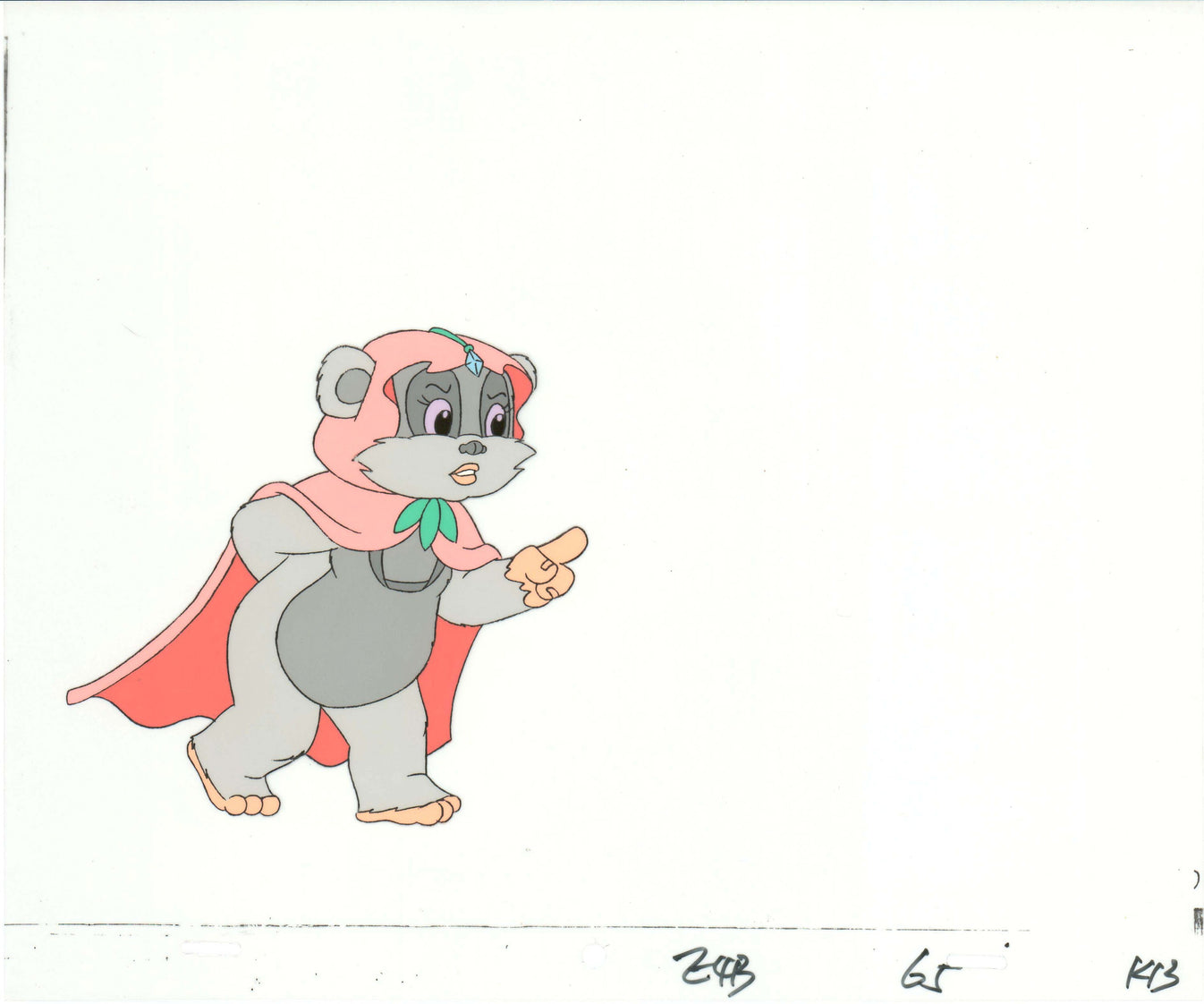 Star Wars: Ewoks Princess Keesaa Original Production Animation Cel and ...