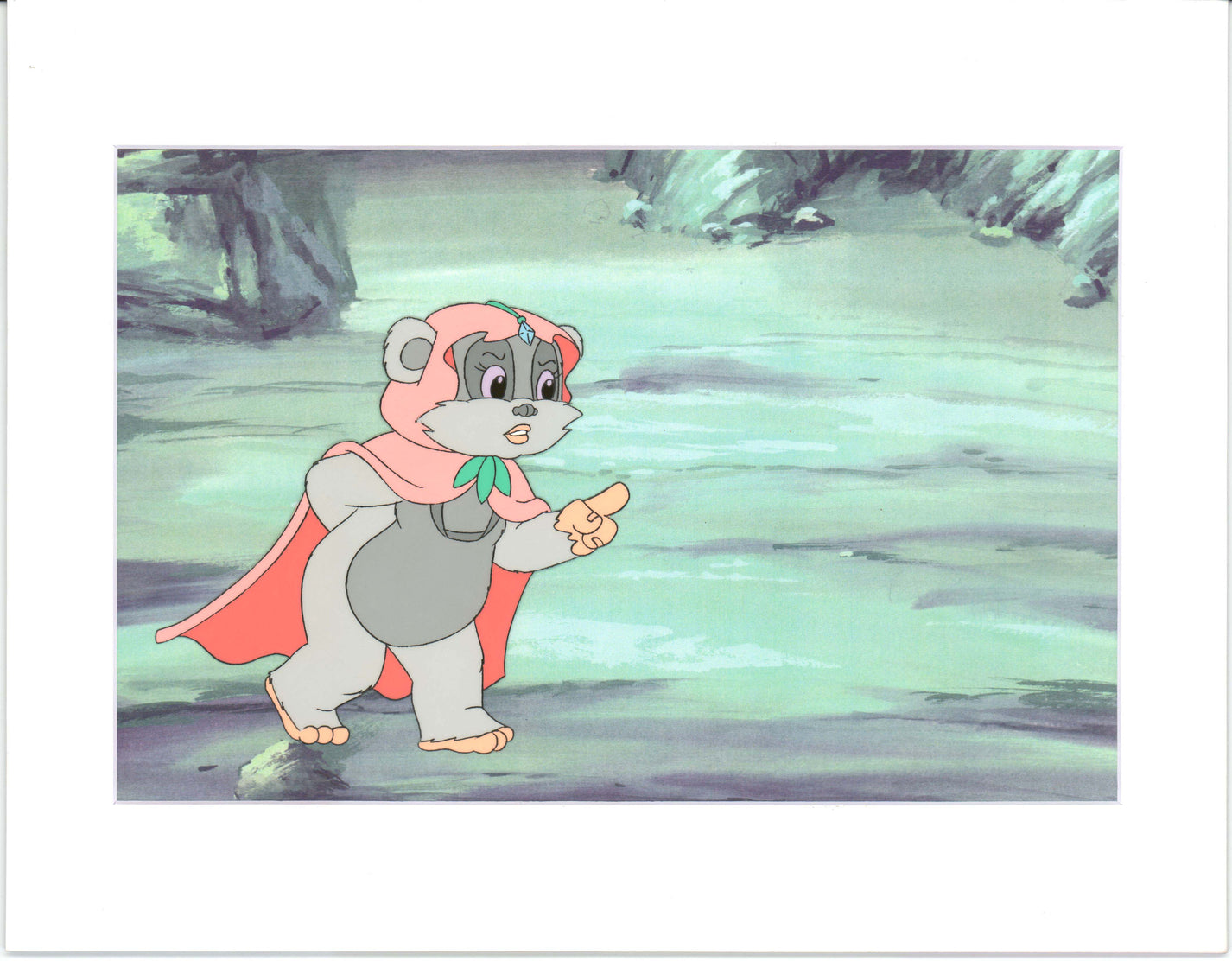 Star Wars: Ewoks Princess Keesaa Original Production Animation Cel and ...